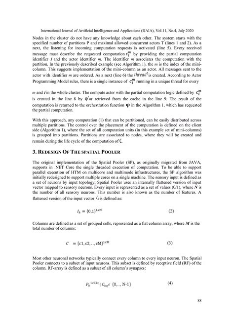 Scaling The Htm Spatial Pooler Pdf Programming Languages Computing