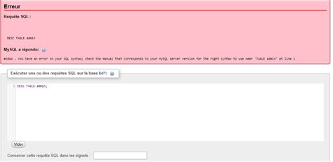 Problème Daffichage Dans Table Phpmyadmin Problème Daffichage De