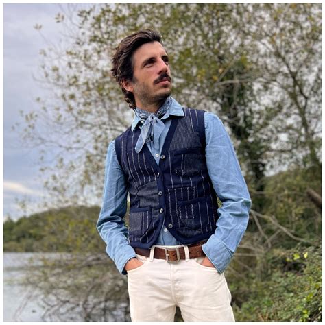 The Perfect Patch Navy Vest