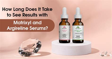 How It Take To See Results With Matrixyl And Argireline Serums