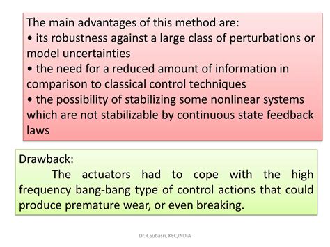 Sliding Mode Controller Ppt