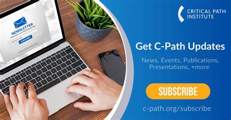 Subscribe To C Path News Critical Path Institute C Path