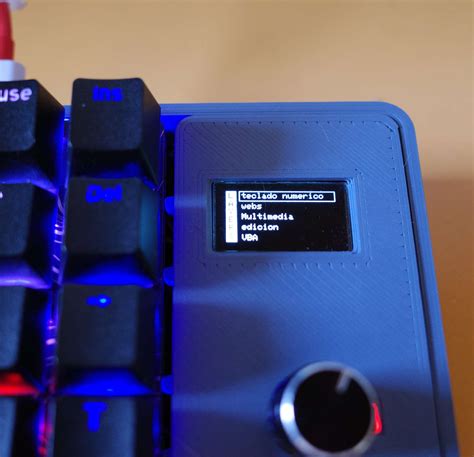 keybow2040 macropad with display and encoder by manelto download free stl model