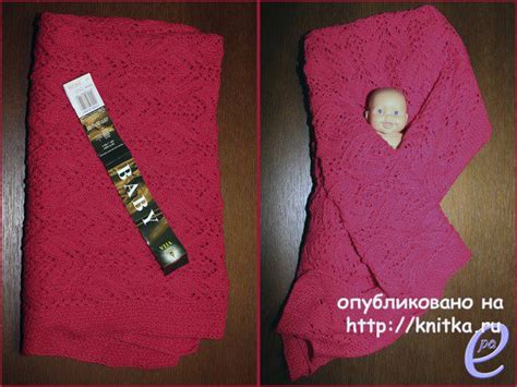 Детский плед спицами Работа Веры Коваль Вязание для детей