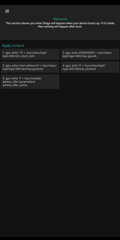 Bug I Cant Switch Onoff Adreno Idle Feature · Issue 85 · Smartpacksmartpack Kernel Manager