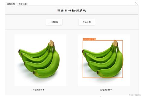 基于yolov5的香蕉成熟度检测系统，可进行图像目标检测，也可进行视屏和摄像检测（pytorch框架）【python源码ui界面功能源码