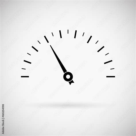 Blank Measuring Semi Circle Scale For Industrial Gauges Stock Vector Adobe Stock