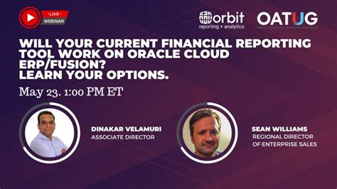 Orbit Reporting Analytics On Linkedin Oatug Partner Webinar 5 23 23