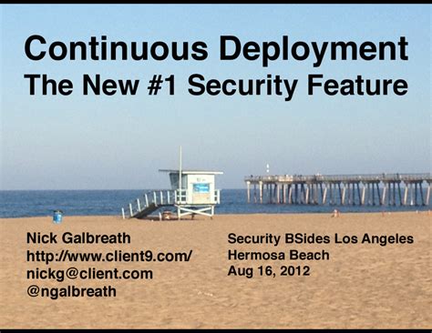 Continuous Deployment Speaker Deck