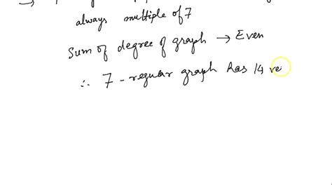 A D Regular Graph Is A Graph In Which Every Vertex Has The Same Degree D Where D Is Some