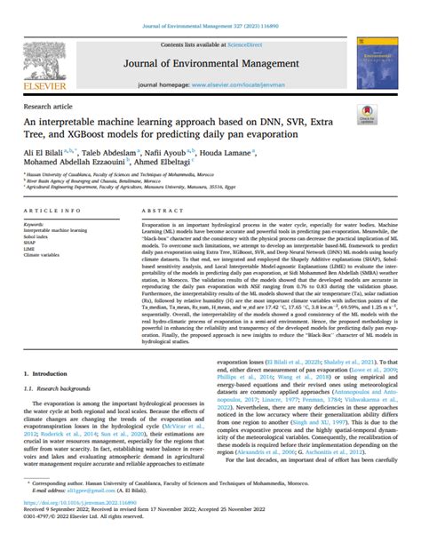 Pdf An Interpretable Machine Learning Approach Based On Dnn Svr Extra Tree And Xgboost