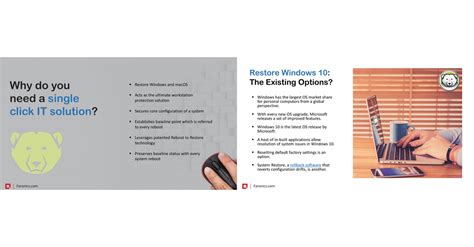 Restore Windows 10 With Reboot To Restore Technology Reboot And Restore Windows 10 With A Single