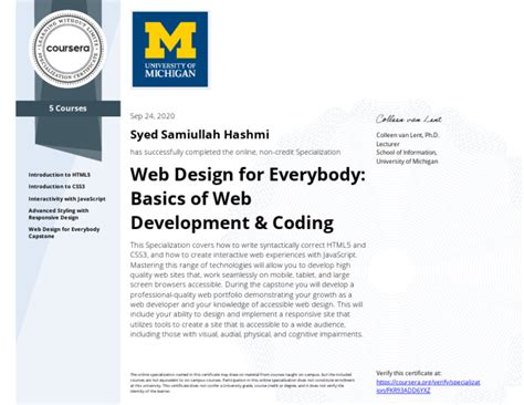 Coursera Web Design For Everybody Pdf Web Design Computing