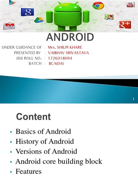 Seminar On Android Pdf Android Operating System Operating System