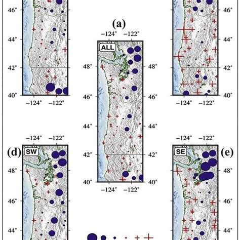 Map Views Showing The Distribution Of Relative P Wave Travel Time Download Scientific Diagram