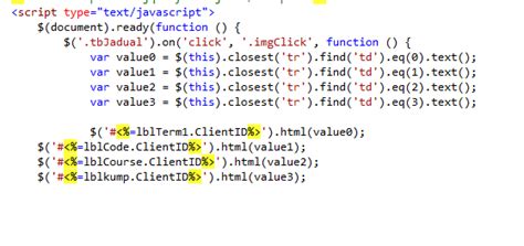 pass javascript value to server side