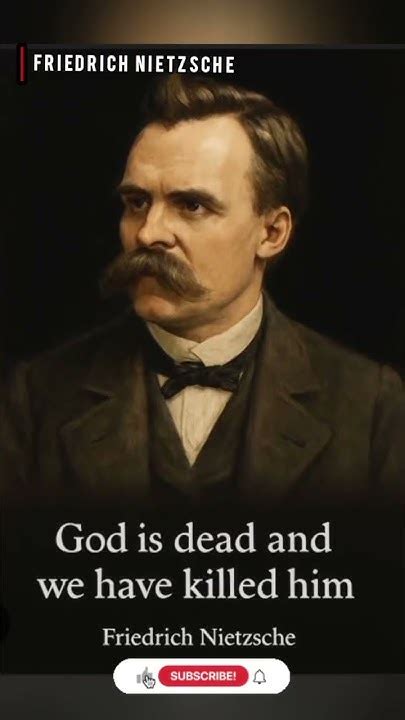 God Is Dead And We Killed Him Friedrich Nietzsche Meaning Youtube