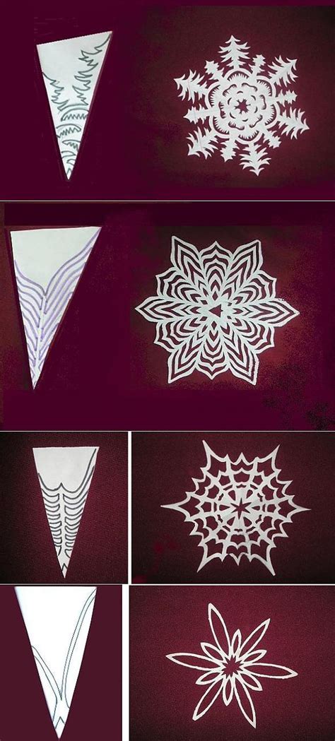 Как сделать из бумаги шестиконечную снежинку Как сложить бумагу для снежинки из 6 лучей