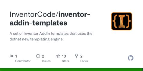 Github Inventorcodeinventor Addin Templates A Set Of Inventor Addin Templates That Uses The
