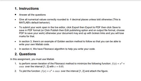 Instructions Answer All The Questions Give All Chegg