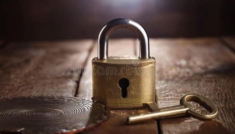 Security And Protection Featuring Symbols Like A Padlock Shield And A Key Symbolizing Safety