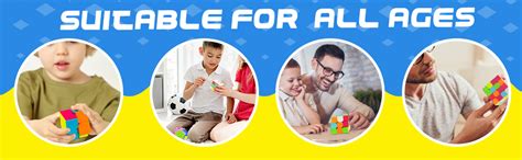 Auntyfey Speed Cube Set 5 Pack Speed Magic Cube Set With Speed Cube 3x3 2x2 4x4