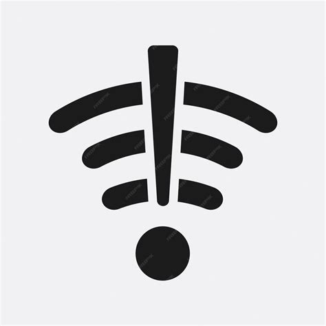 Premium Vector No Wifi Sign Icon Isolated On White Background Vector