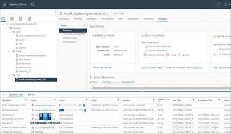 How To Patch Esxi 7 Using Lifecycle Manager Mastering Vmware