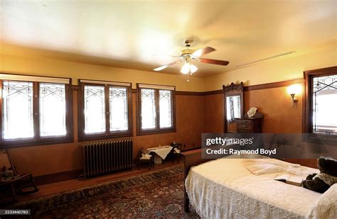 An Upstairs Bedroom Inside The B Harley Bradley House A Prairie