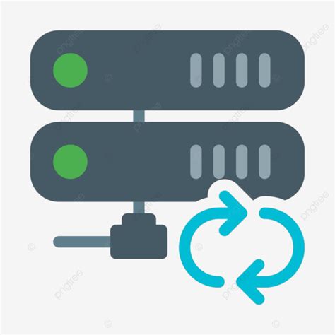 Database Server Vector Design Images Server Database Syncronize Sync Link Syncronize