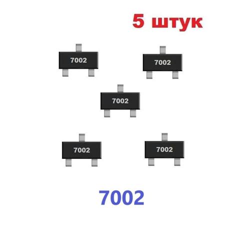 7002 транзистор 5 шт. SOT23 SMD схема 2N7002 MMBT2907A характеристики ...