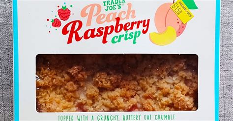 What S Good At Trader Joe S Trader Joe S Peach Raspberry Crisp