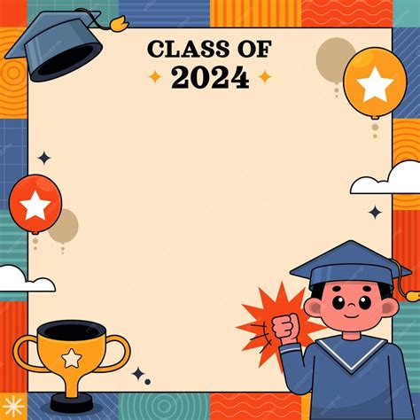 Premium Vector Hand Drawn Class Of 2024 Frame Template Premium Vector Hand Drawn Class Of 2024 Frame Template