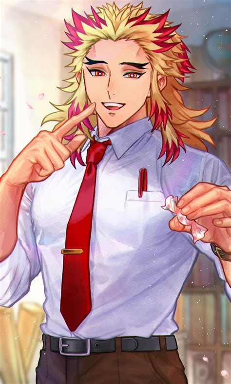 A Man With Blonde Hair Wearing A White Shirt And Red Tie Holding Something In His Hand