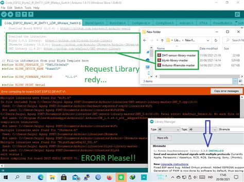 Tech Studycell Pcb For Esp32 Control 8 Relays With Dht11