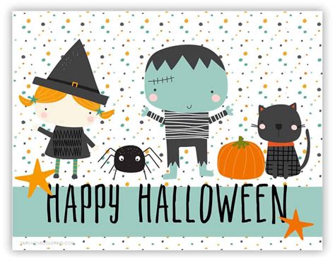Free Printable Happy Hallowee Free Printable Halloween Wall Art