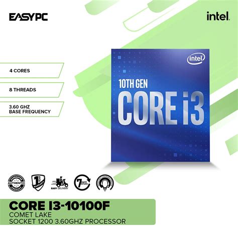 Easy PC 10th Generation Intel Core I3 10100F 1200 3 60GHz CPU Shopee Philippines