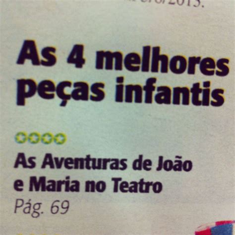 As Aventuras De João E Maria No Teatro De Pitty Webo