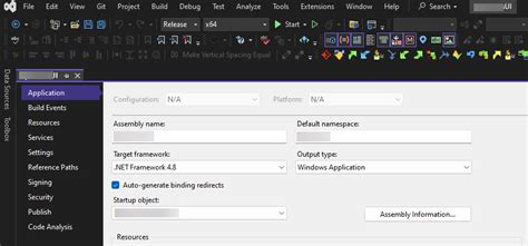 C Visual Studio 2022 Properties Window Not Displaying Build Options