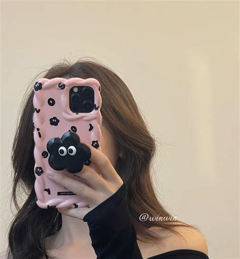 먼지 물결 핑크 에어팟케이스 풀커버케이스 그립톡 손목거치대 아이폰케이스 범퍼케이스 유니크 특이한 14프로맥스 13프로맥스 12프로맥스 귀여운 키치 감성 레트로 에이블리