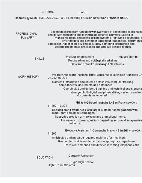 6 Great Program Assistant Resume Examples Livecareer 6 Great Program Assistant Resume Examples Livecareer