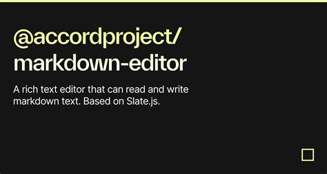 Accordprojectmarkdown Editor Codesandbox