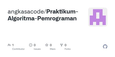Github Angkasacode Praktikum Algoritma Pemrograman