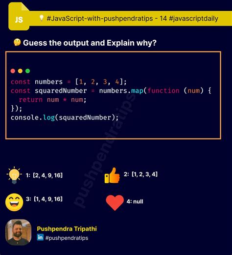 Pushpendra Tripathi On Linkedin Javascript Javascriptdaily