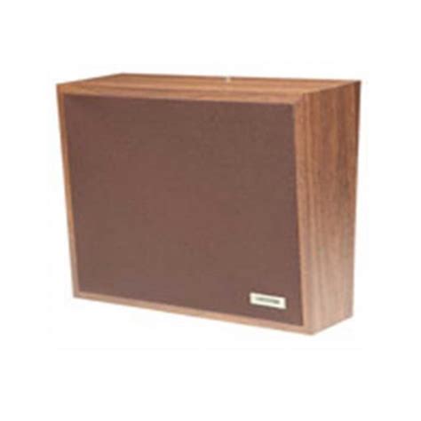 Valcom Talkback Wall Speaker Woodgrain Dark Brown V A Valcom UK