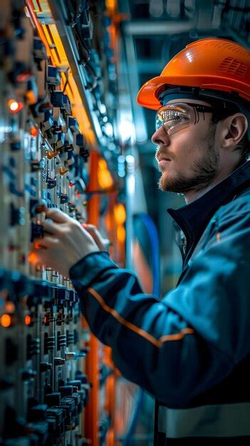 Professional Electrical Engineer Testing Relay For Efficient And Safe Switching Operations In