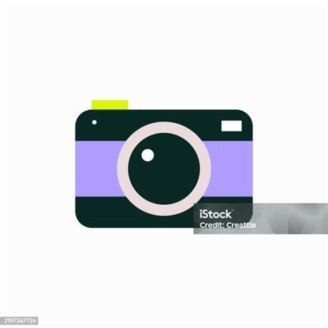 평면 벡터 일러스트 레이 션에서 디지털 카메라 사진 추억 그리고 순간을 포착 흰색 배경에 고립 관광객에 대한 스톡 벡터 아트 및 기타 이미지 Istock