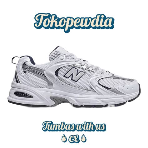 Jual New Balance 530 White Natural Indigo Mr530sg Shopee Indonesia