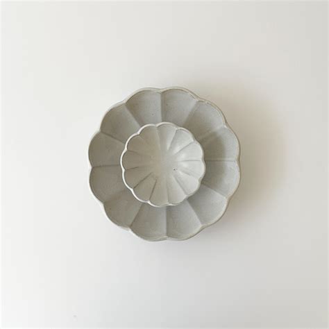 달그락 일본 도자기 꽃 원형 볼 L18cm 위시버킷