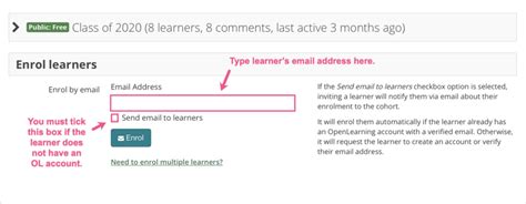 How Do I Enrol A Learner Into A Private Course Via Their Email Address